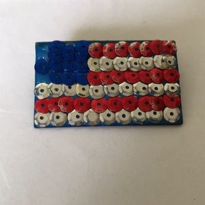 Jewelry | Sequin Flag Pin | Poshmark